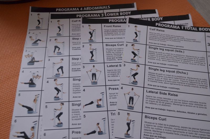 Vibration Plate Workout Chart Pdf | EOUA Blog