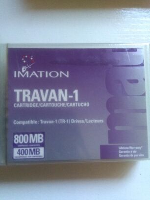 3M (IMATION) Travan-1 3M Cartridge 800\/400MB de segunda mano por 10 ...