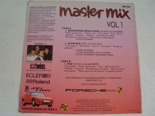 HOMBRES-G -, MASTER MIX Vol. 1 -, ÁLBUM VINILO 12" de segunda mano por ...