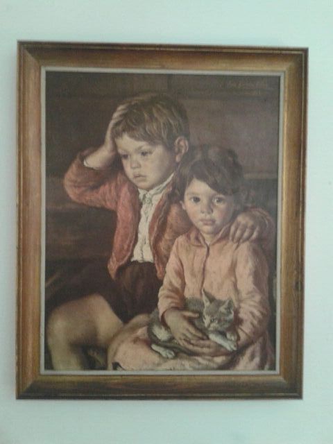 Cuadro antiguo Luis garcia oliver 1944 de segunda mano por 40 EUR en ...