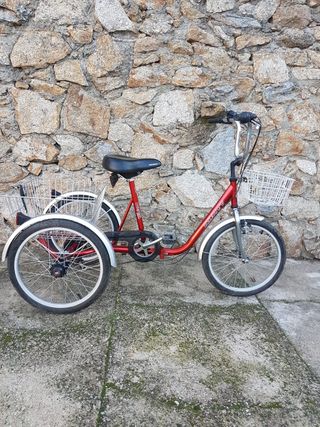 Bicicleta de tres ruedas de segunda mano en WALLAPOP