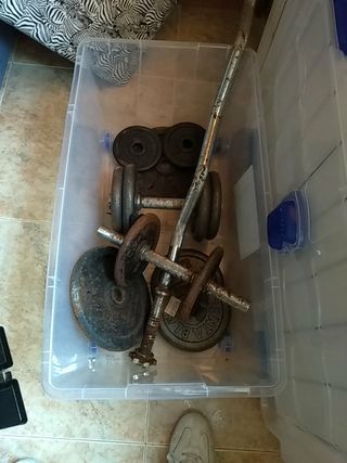 Pesas de segunda mano en WALLAPOP