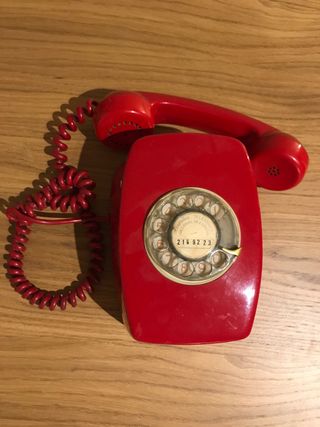 Teléfono antiguo de rueda de colección en WALLAPOP