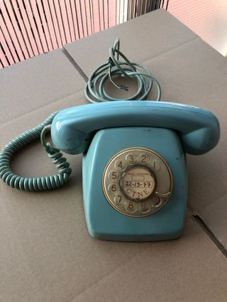 Teléfono antiguo de rueda de colección en WALLAPOP