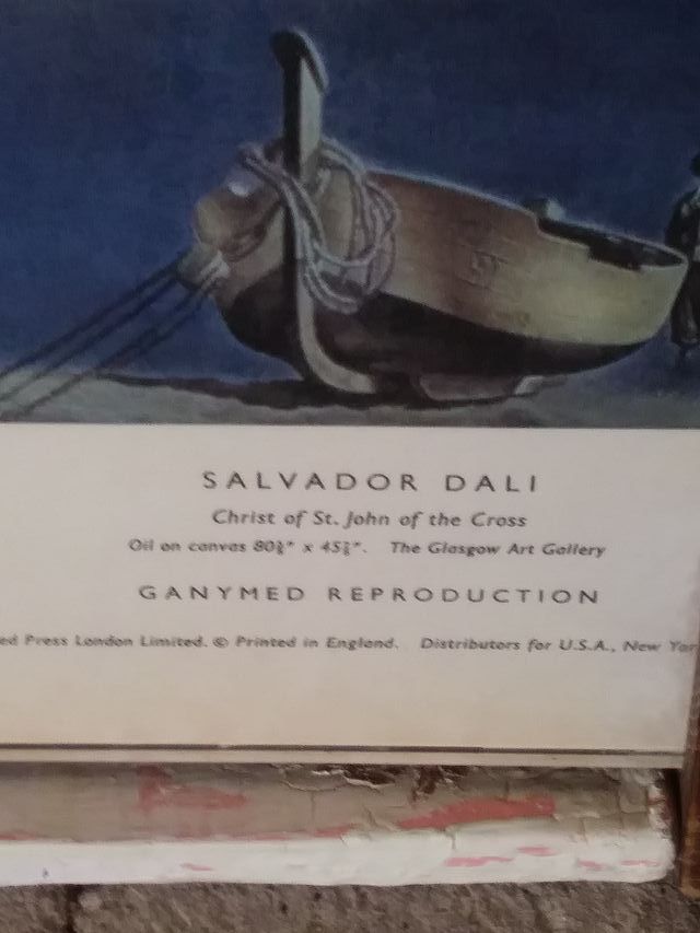 Cuadro Cristo De Dali De Segunda Mano Por 45 Eur En Vic En Wallapop