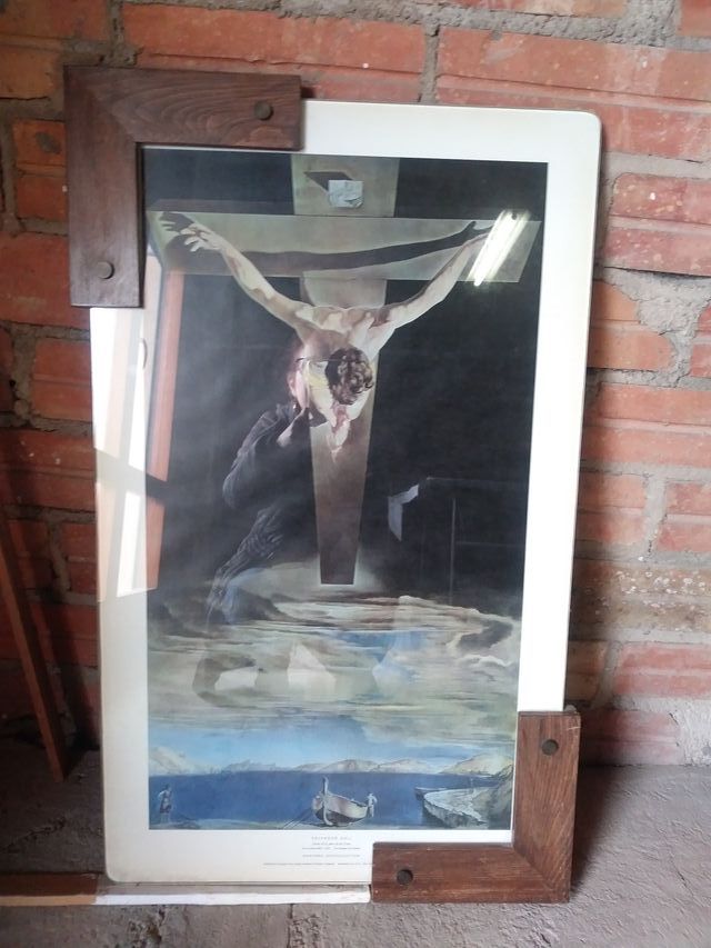 Cuadro Cristo De Dali De Segunda Mano Por 45 Eur En Vic En Wallapop