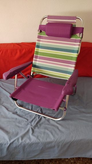 Sillas Plegables Para La Playa De Segunda Mano En Wallapop