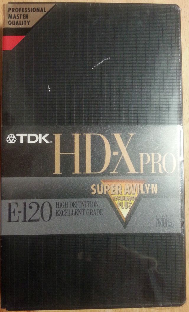 Cinta de vídeo VHS TDK HD-X Pro de segunda mano por 8 EUR en Trapaga-Causo en WALLAPOP
