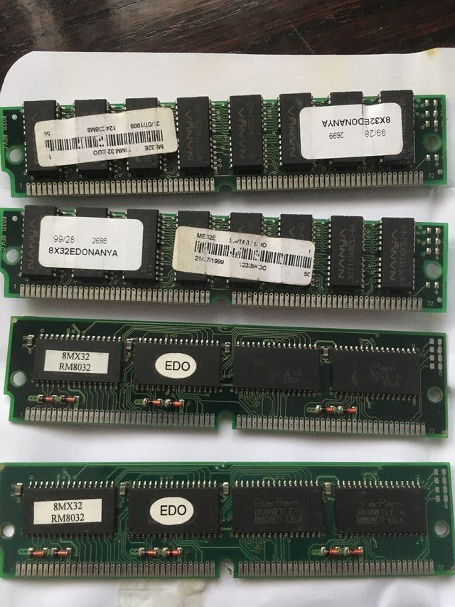 Módulos De Memoria Ram Ddr3 Ddr2 Ddr Sdram Y Edo De Segunda Mano Por