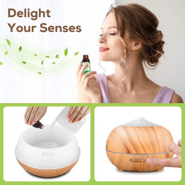 Set De 6 Aceites Esenciales Difusor Humidificador De Segunda Mano Por