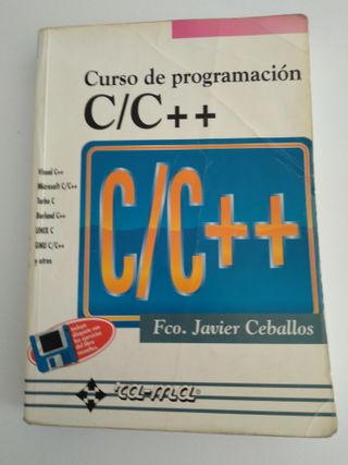 Libro "Curso de programación C/C++" de segunda mano por 15 EUR en Alcalá de Henares en WALLAPOP