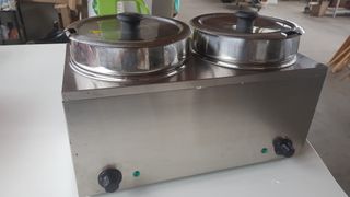 Bagno Maria Professionale Doppio, Elettrico 5+5 l.