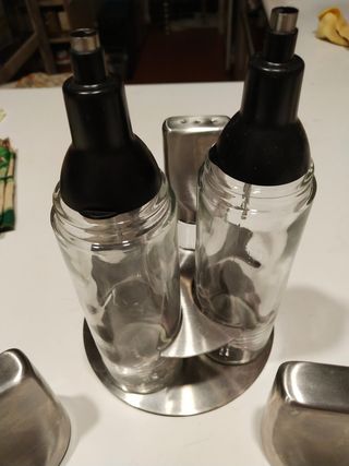 Set olio aceto sale pepe 