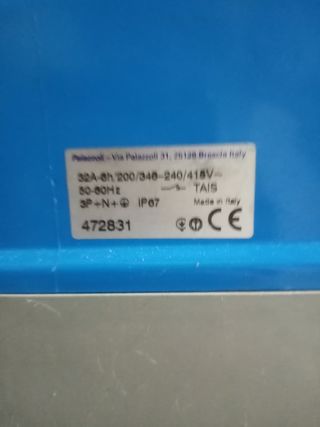 presa interbloccate  industriale palazzoli