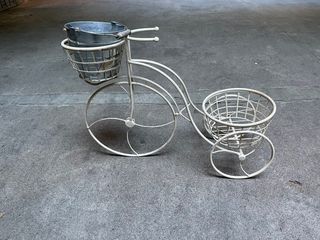 Bici decorativa design ferro battuto shabby chic