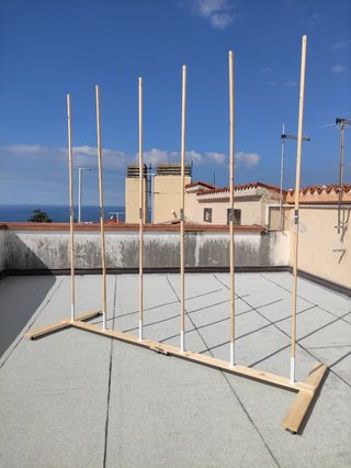 Struttura in legno per scenografie smontabile