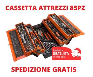 CASSETTA ATTREZZI 85 PEZZI😍