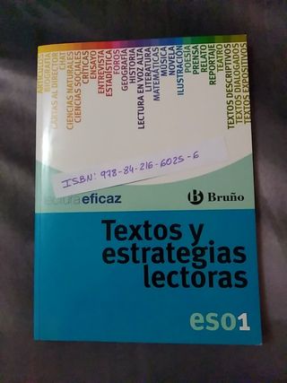 TEXTOS ESTR. LECT. 1°ESO NUEVO BRUÑO de segunda mano por 8 EUR en ...