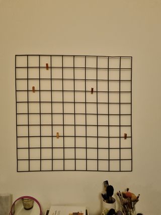 Griglia in ferro portafoto-bacheca 