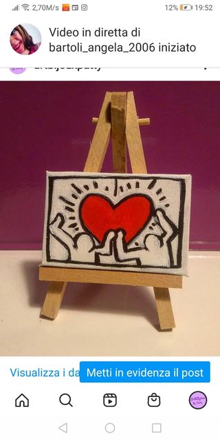 Mini quadri dipinti a mano