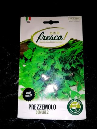 Bustina semi PREZZEMOLO COMUNE 2 (AROMA DELICATO)