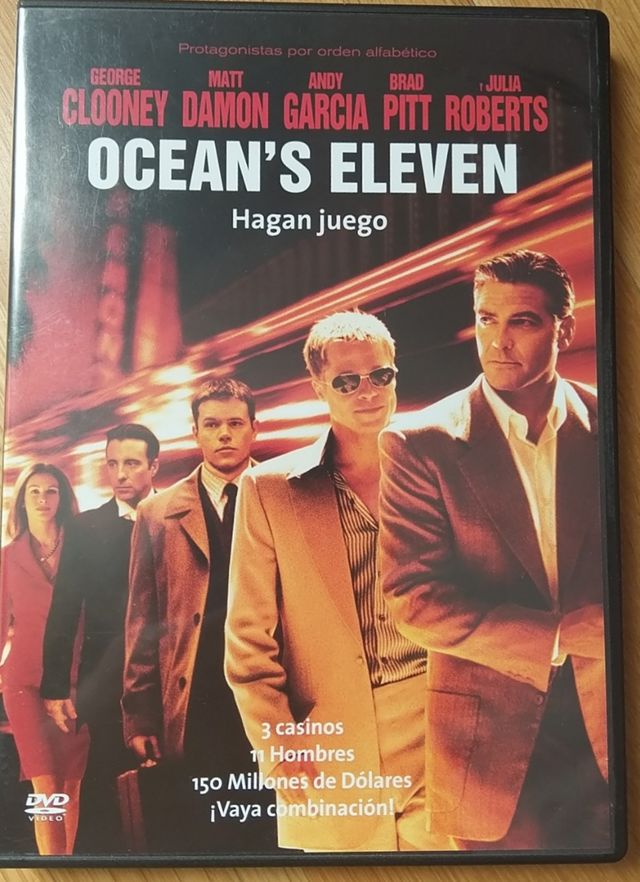 Dvd Ocean's eleven de segunda mano por 3 EUR en Madrid en WALLAPOP
