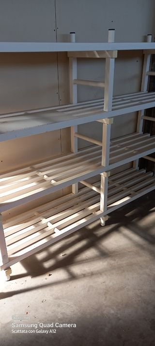 pedane scaffali e reti varie
