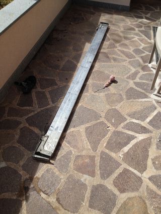 Sbarra fermacarico 2.50m in alluminio per camion