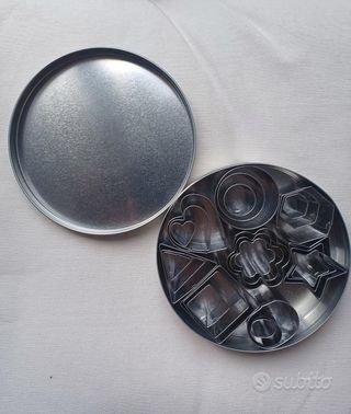 Set stampi per biscotti acciaio