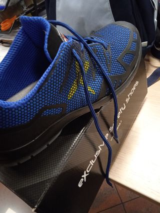 Scarpe antinfortunistiche exena blu nr 43 usate 2