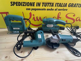 kit Attrezzi Trapano Seghetto Levigatrice Flex