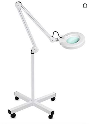 Lampada estetista con lente di ingrandimento