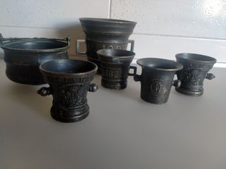 antichi mortai da farmacia