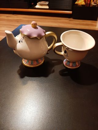 teiera e tazza disney 