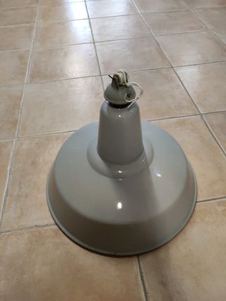 lampione industrial originale grigio misura  cm40