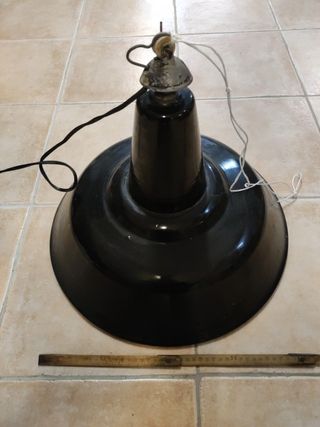 lampada industrial nera cm 45