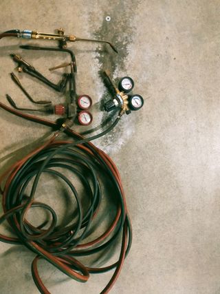 set di cannelli frover per saldare + manometri