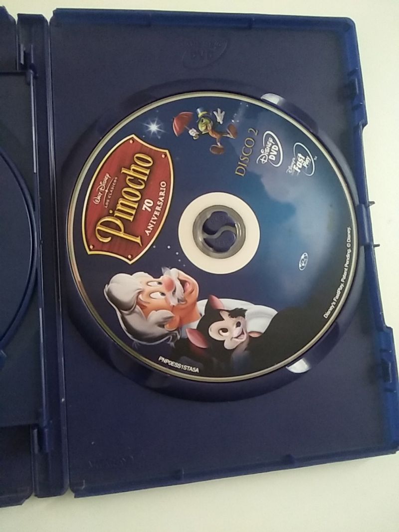 Portada Del Dvd De Pinocho