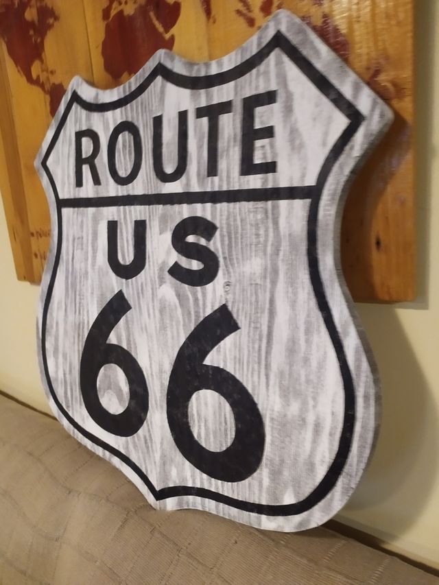 Cartel ruta 66 de segunda mano por 45 EUR en Madrid en WALLAPOP