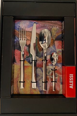 Set 24 posate Alessi Ovale