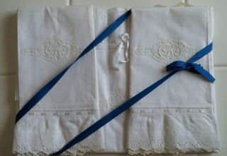 LENZUOLO MATRIMONIALE “DA CORREDO” IN SANGALLO