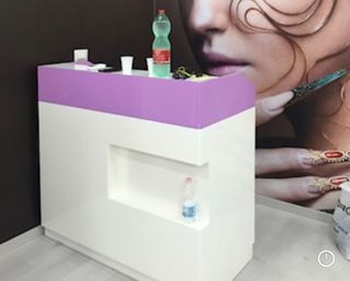 Bancone cassa per negozio desk reception