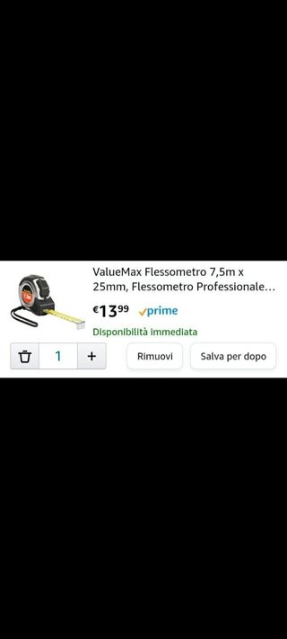 ValueMax Flessometro 7,5m
