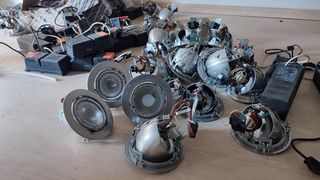 fari alogeni con relativi trasformatori