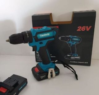 TRAPANO A BATTERIA MAKOTA 26V CON DOPPIA BATTERIA