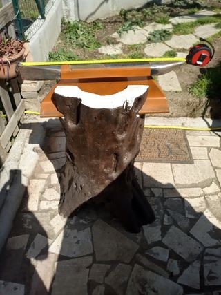 incudine reversibile con basamento