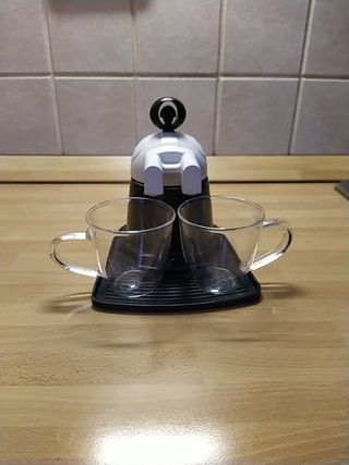 set Moka con 2 bicchieri 