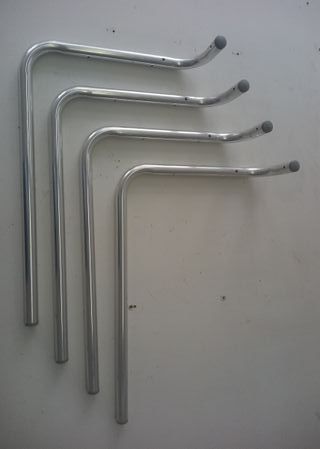 Gambe tavolo in Alluminio 4 PZ.