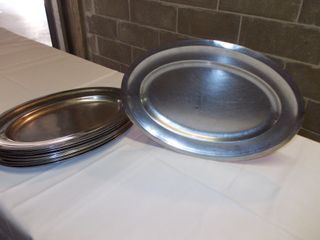 Numero 10 vassoi in acciaio professionali