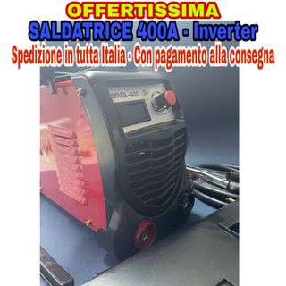 🔥OFFERTISSIMA 🔥
Saldatrice 400 A  
prezzo pazzo